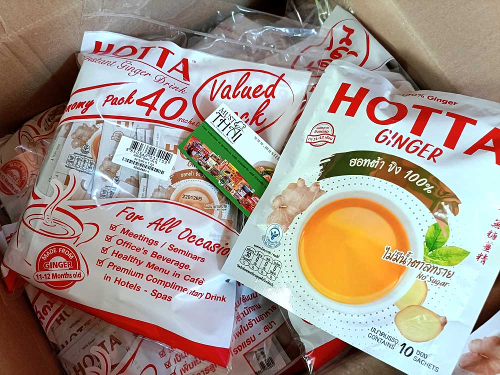 HOTTA instant ginger tea - Thai grocery online